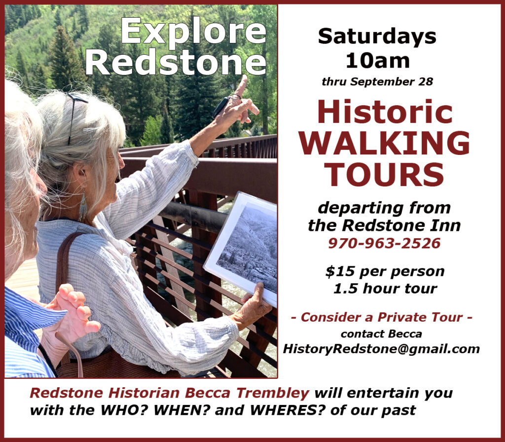 History Walking Tours - Redstone Historical Society